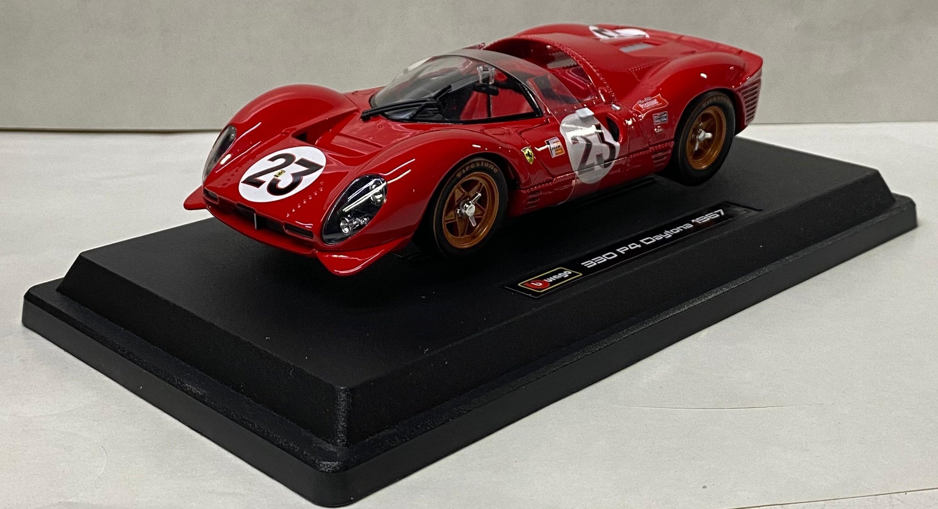 Bburago 1967 Ferrari Daytona 330 P4 1/24 diecast scale model car ...