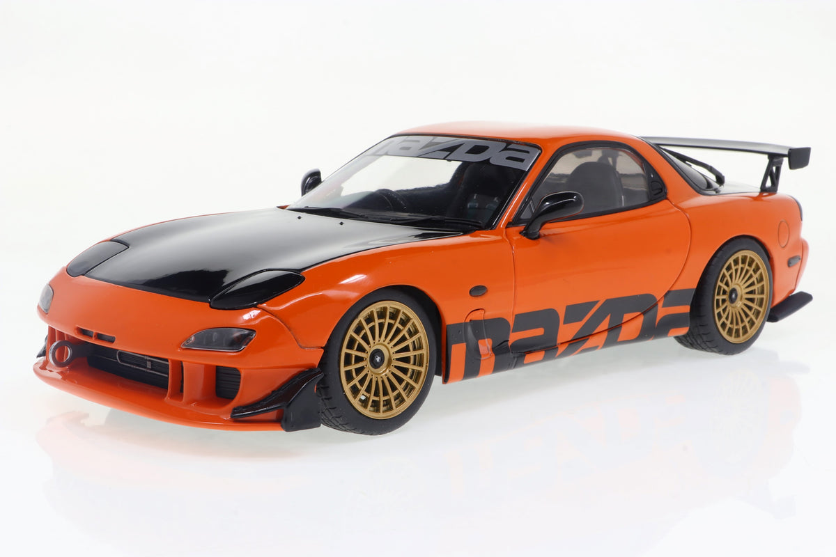 Solido 1994 Mazda RX7 FD RS Orange 1/18 scale diecast model car ...