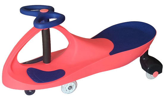 Brunte Kids Rideon Swing Car Magic car with LED wheels Pink blue ...